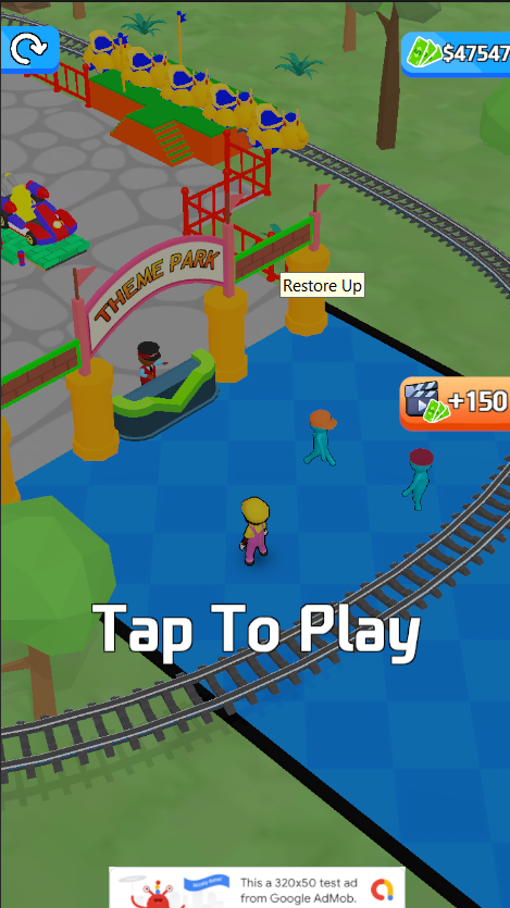 Awesome Park Idle Game 3D Unity Source Code Source Code - SellAnyCode