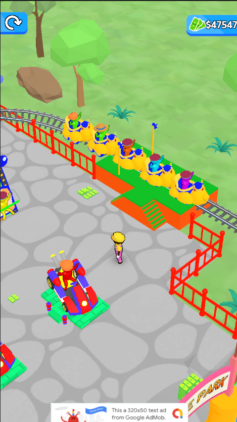 Awesome Park Idle Game 3D Unity Source Code Source Code - SellAnyCode