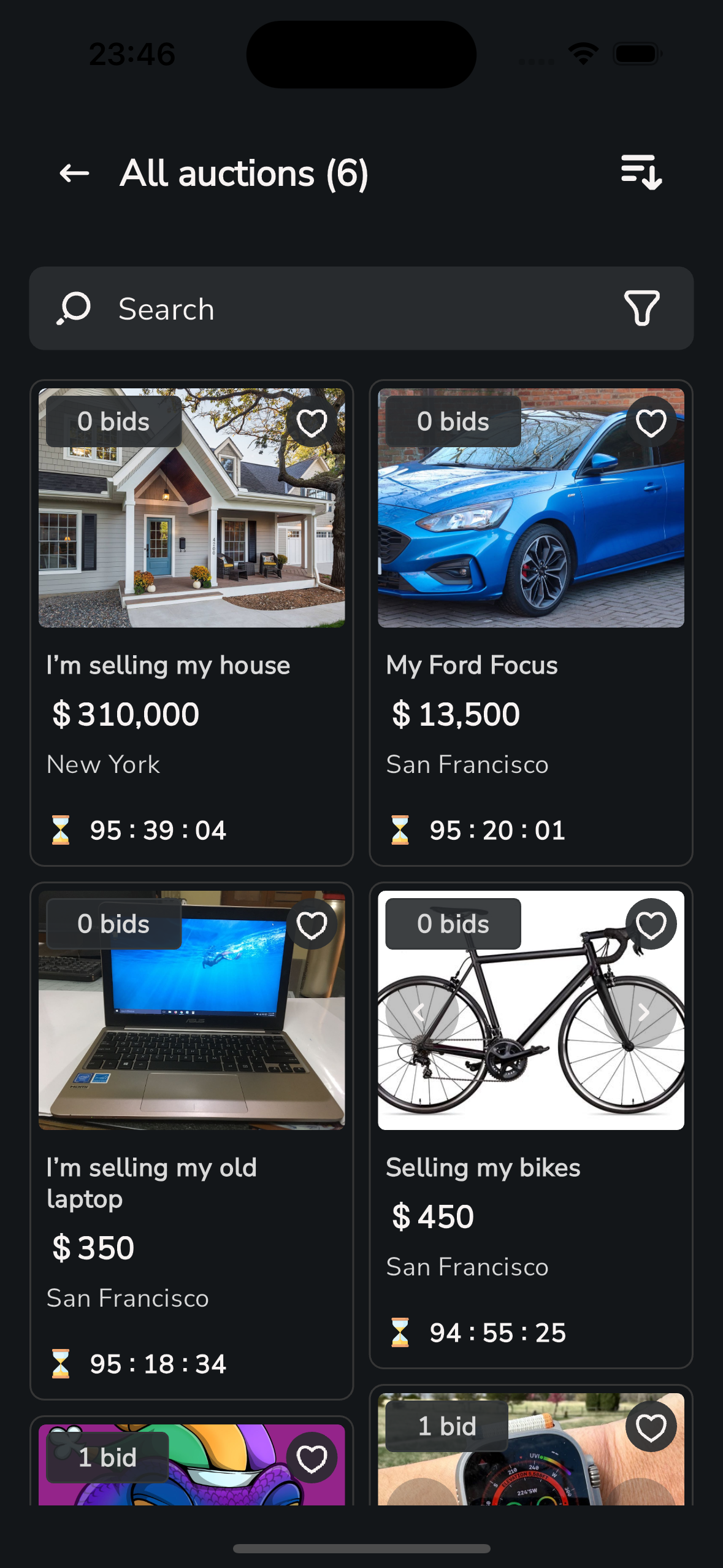 Biddo - Full Flutter Auction App, NodeJS Server With Docker (with Chat) Source Code - SellAnyCode