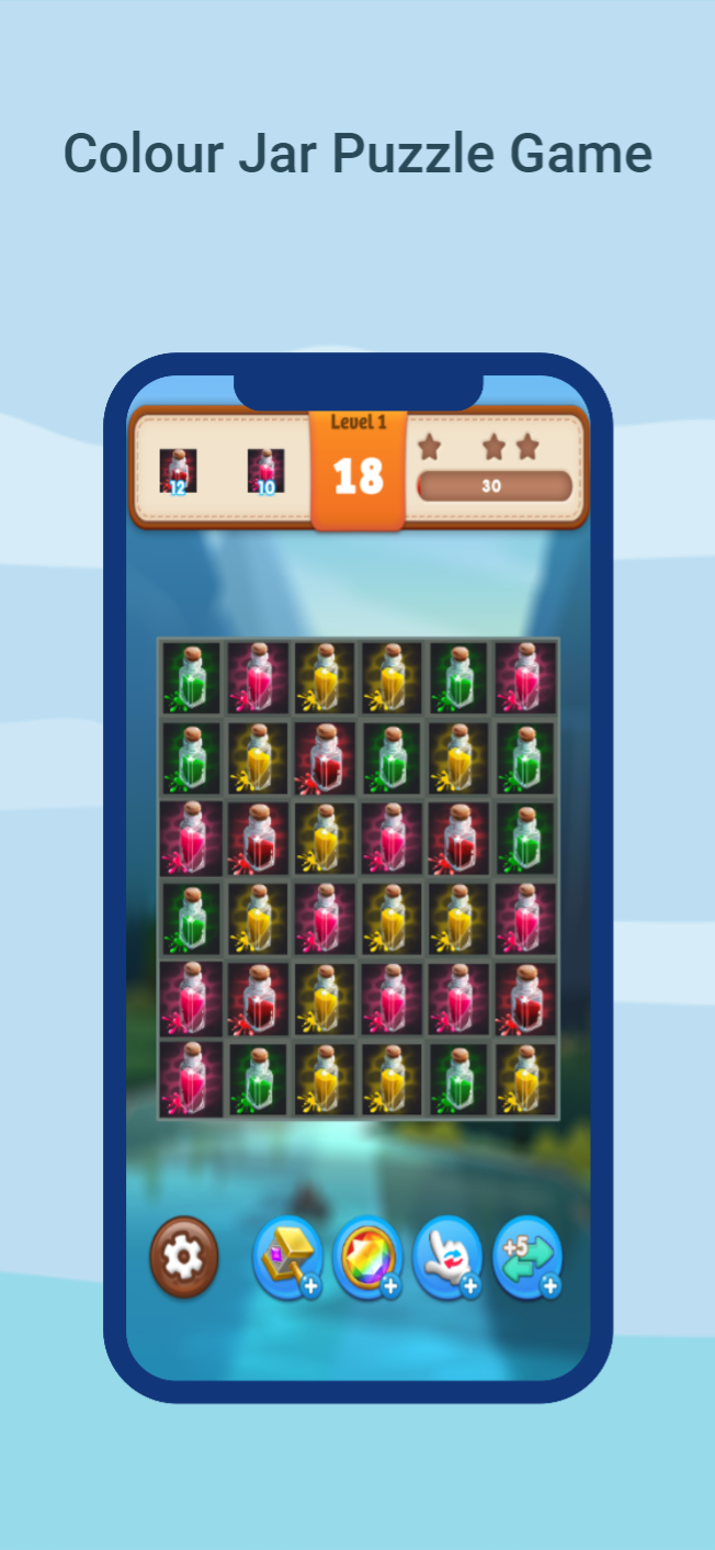 Colour Jar Puzzle Game Unity Template version 1.0 Source Code - SellAnyCode