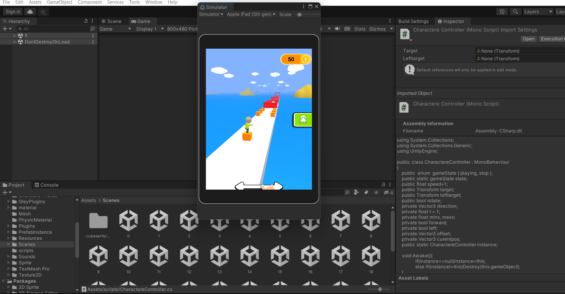 Cube Surfer 3D Source Code - SellAnyCode