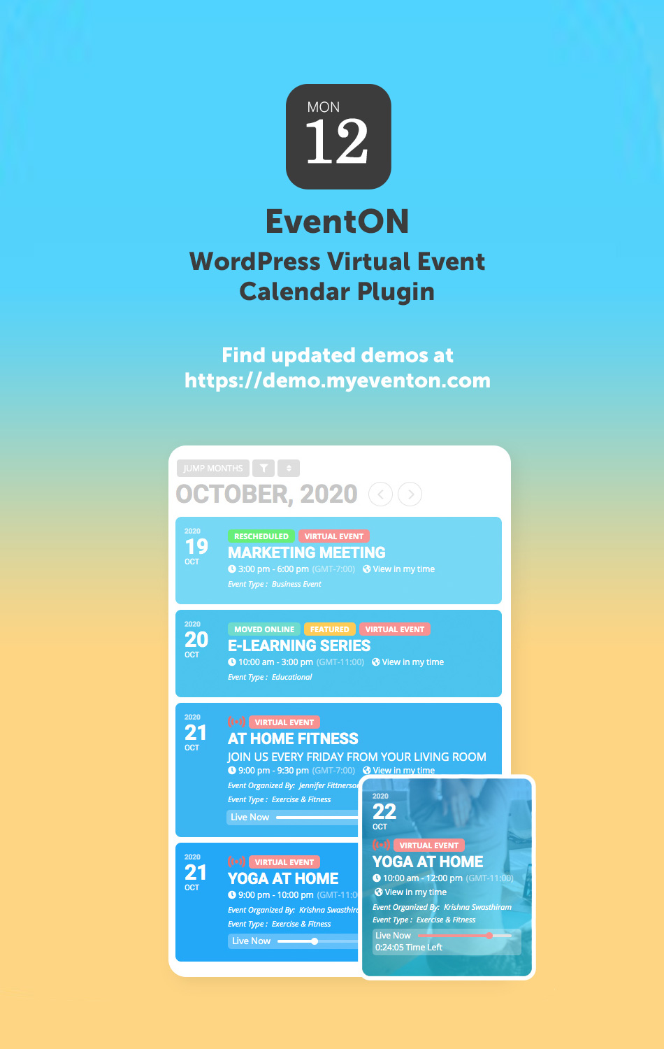 EventON WordPress Virtual Event Calendar Plugin Source Code SellAnyCode EventON WordPress Virtual Event Calendar Plugin Source Code SellAnyCode