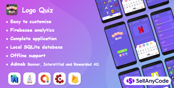 Guess The Logo Quiz Trivia Game Source Code - SellAnyCode