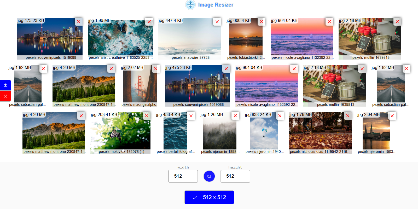 Image Resizer - React Web App Source Code - SellAnyCode
