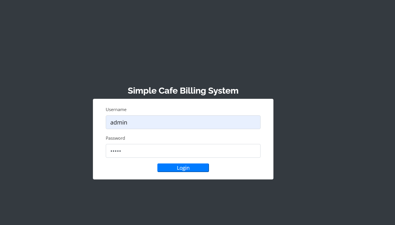 Online Billing Software For Cafe Source Code - SellAnyCode