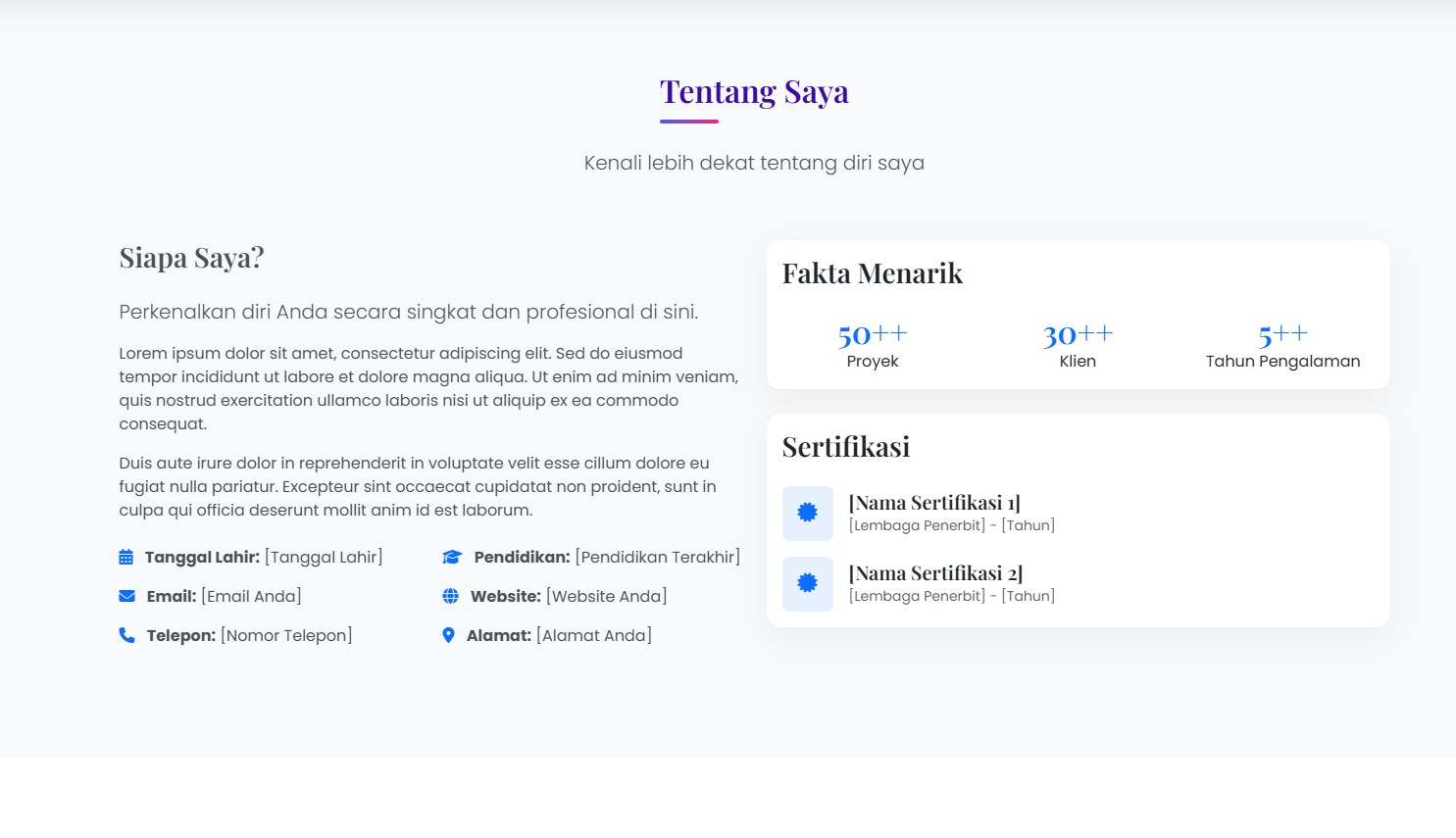 PROFILE LANDING PAGE Source Code - SellAnyCode