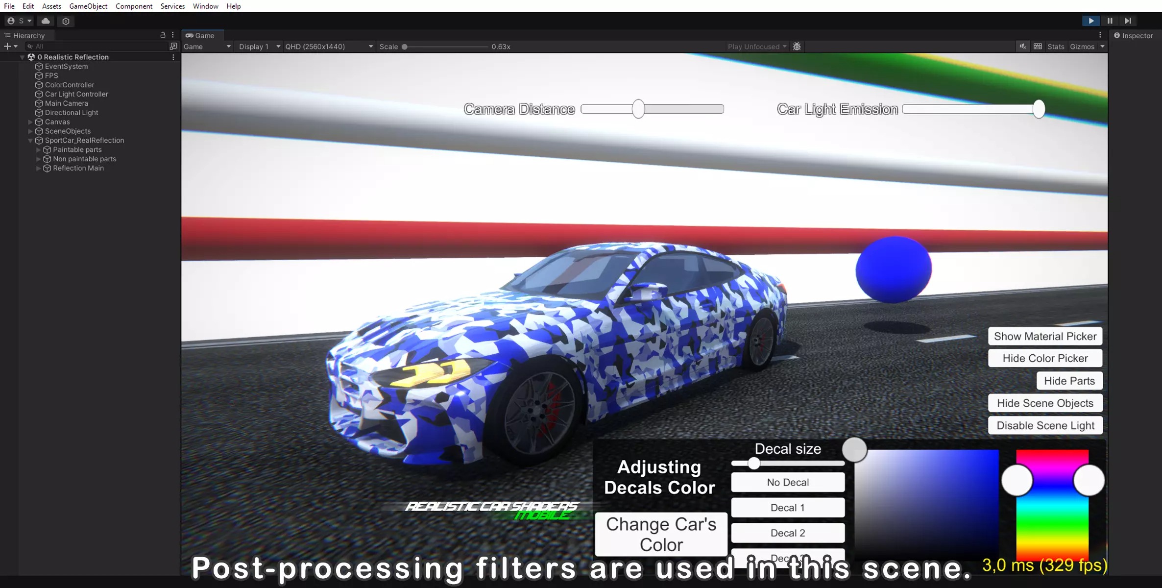Realistic Car Shaders - Mobile Source Code - SellAnyCode