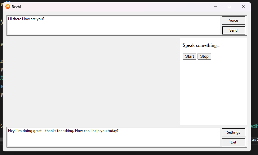 Rev AI AI Chat, Voice Recognition & Text-to-Speech Assistant Source Code - SellAnyCode