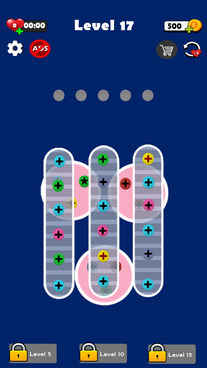 Screw Shift Puzzle Game Source Code - SellAnyCode