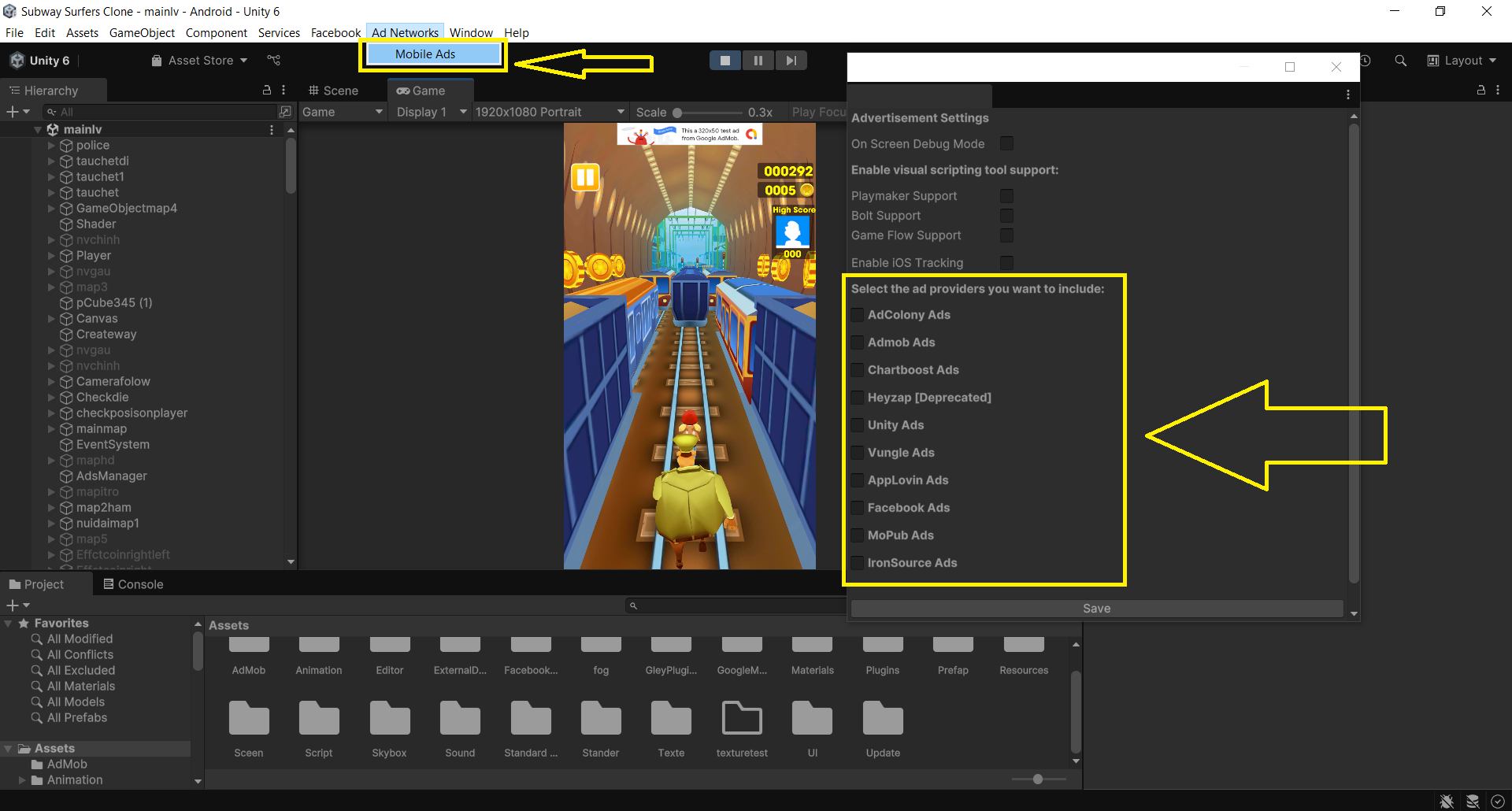 Subway Surfers Unity Template Clone Source Code - SellAnyCode