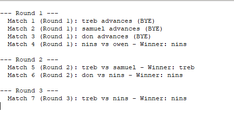 Tournament Manager And Bracket Simulation System (GUI) Source Code - SellAnyCode