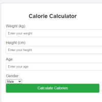 Unlock Your Energy Balance With Our Smart Calorie Calculator! Source Code - SellAnyCode