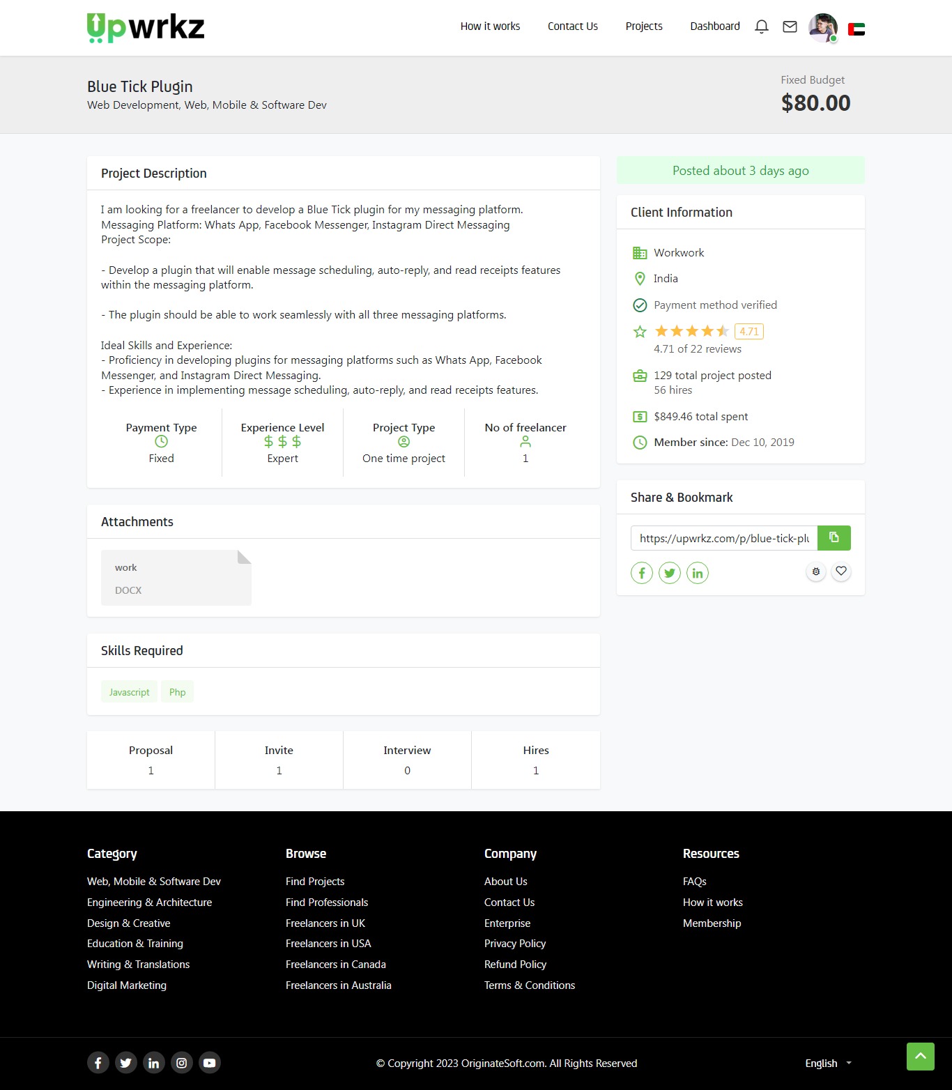 Upwork Clone | Upwork Clone Script | Upwrkz Source Code - SellAnyCode