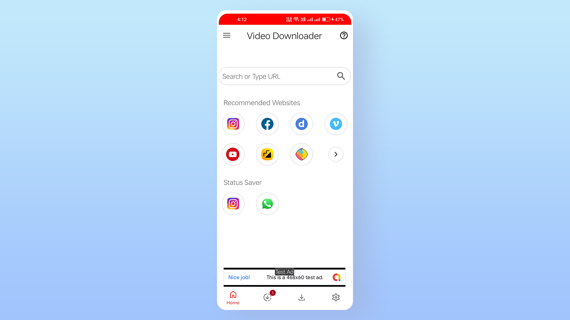 Video Downloader Browser Android App Source Code Source Code - SellAnyCode